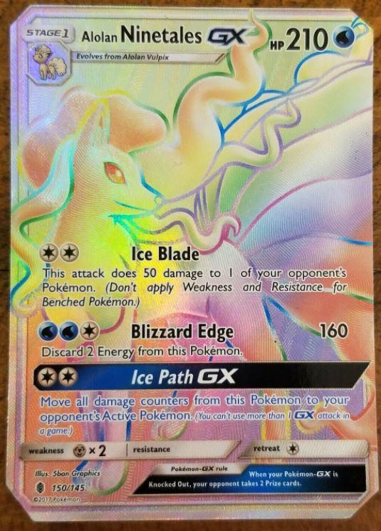 Alolan Ninetales GX #150 Prices | Pokemon Guardians Rising | Pokemon Cards