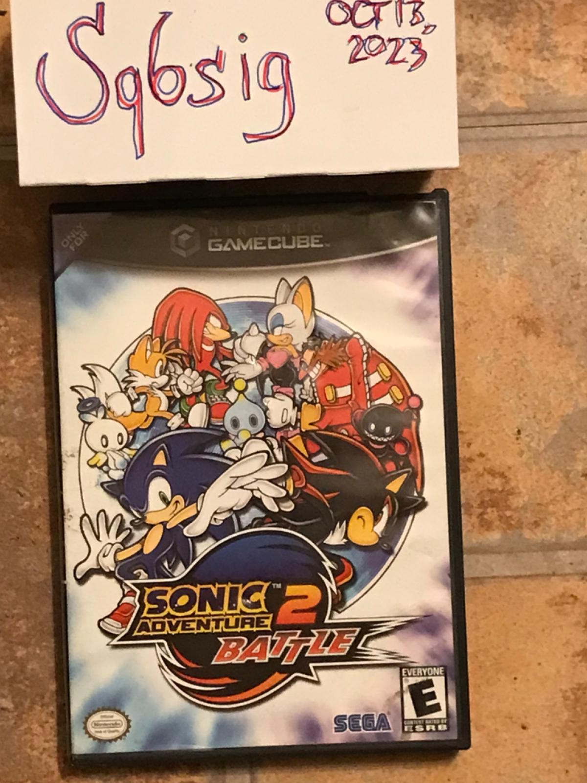 Sonic Adventure 2 Battle | Item, Box, and Manual | Gamecube