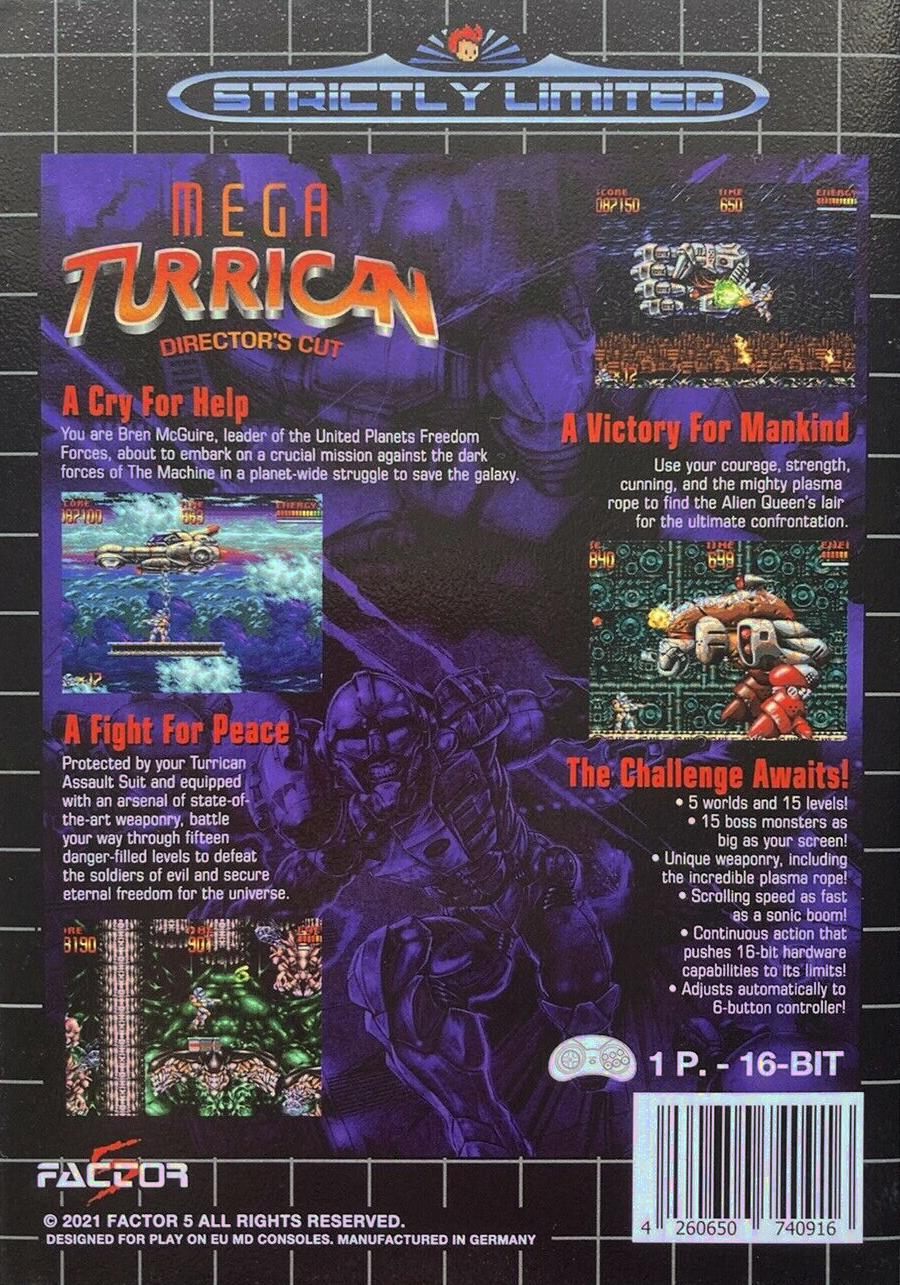 Mega Turrican Director's Cut Prices PAL Sega Mega Drive | Compare Loose ...