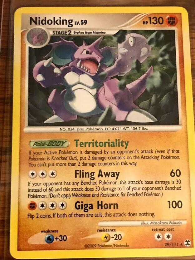 Nidoking #29 Prices | Pokemon Rising Rivals | Pokemon Cards