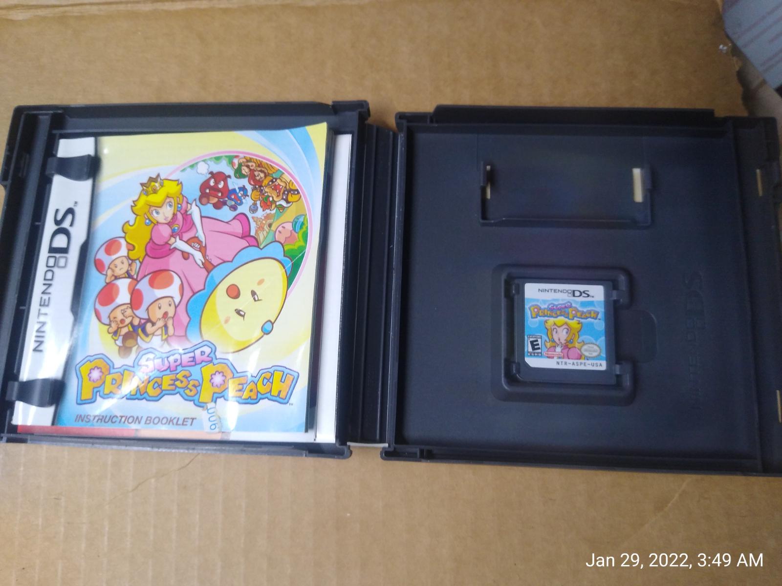 Super Princess Peach | Item, Box, and Manual | Nintendo DS