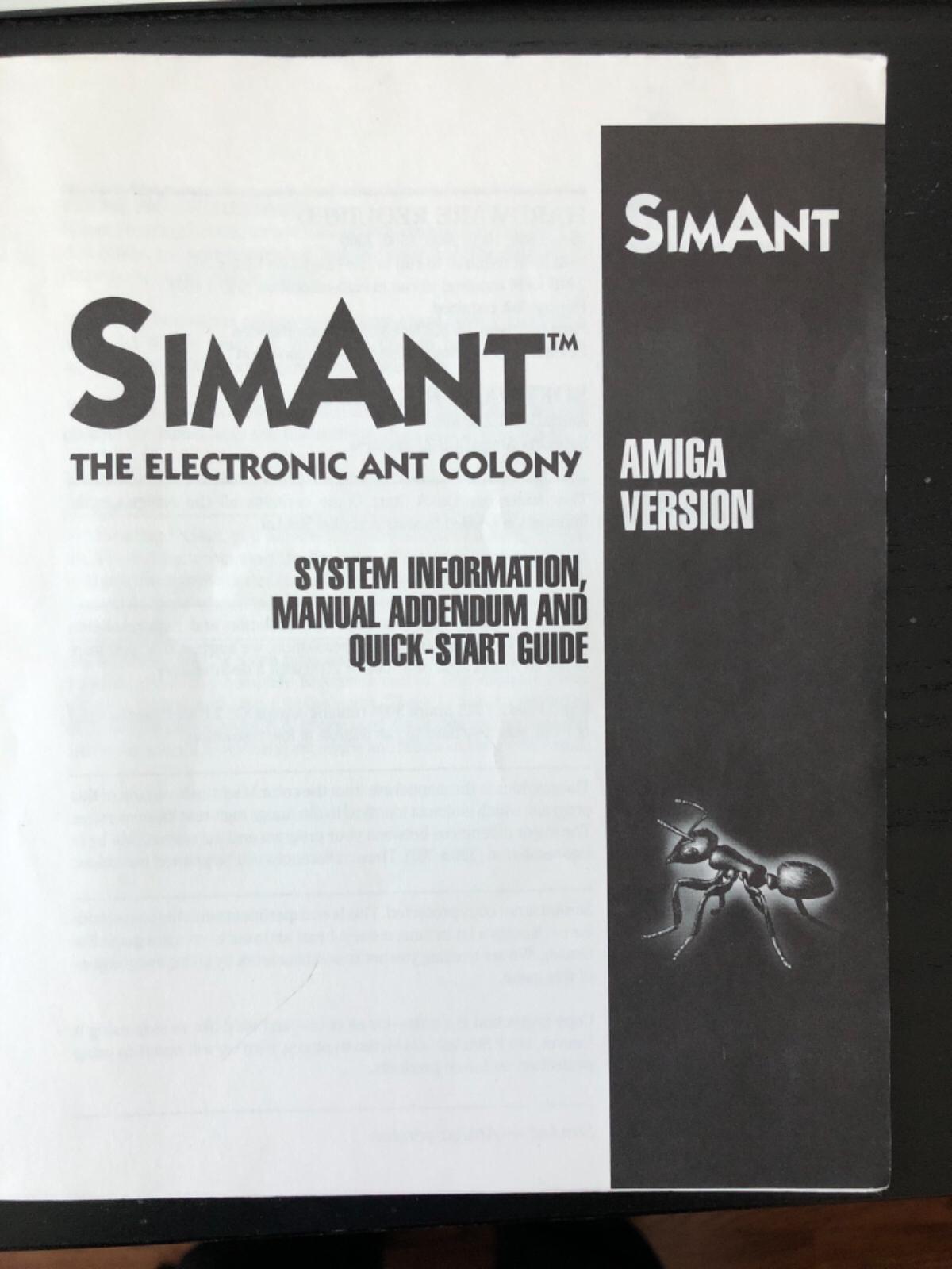 SimAnt Prices Amiga | Compare Loose, CIB & New Prices