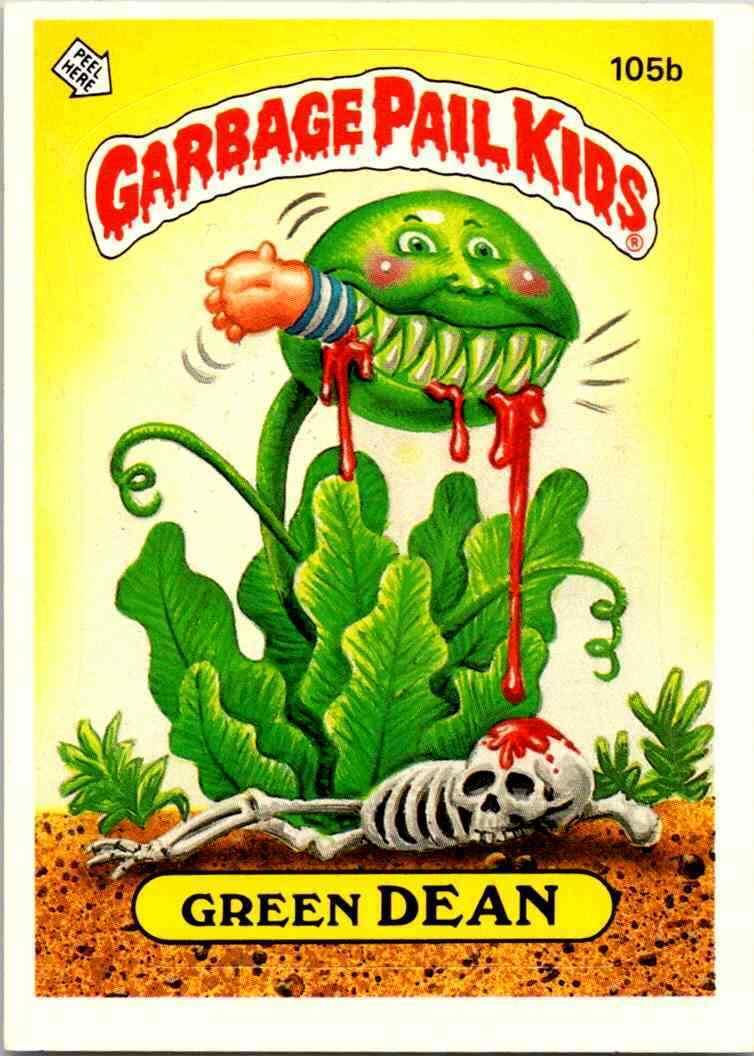 Green DEAN #105b Prices | 1986 Garbage Pail Kids | GPK Cards