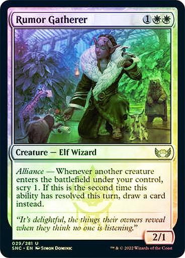 Rumor Gatherer [Foil] #29 Prices | Magic Streets of New Capenna | Magic ...