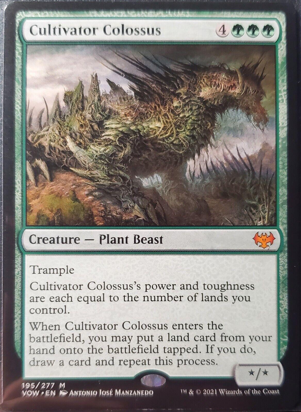 Cultivator Colossus #195 Prices | Magic Innistrad: Crimson Vow | Magic ...
