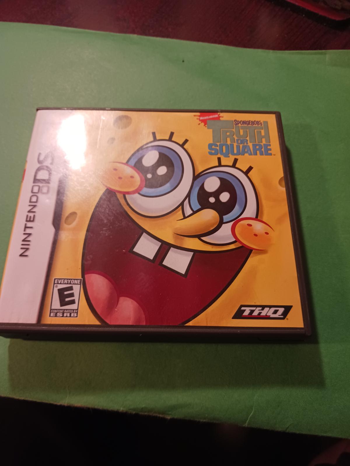 SpongeBob's Truth or Square | Item, Box, and Manual | Nintendo DS