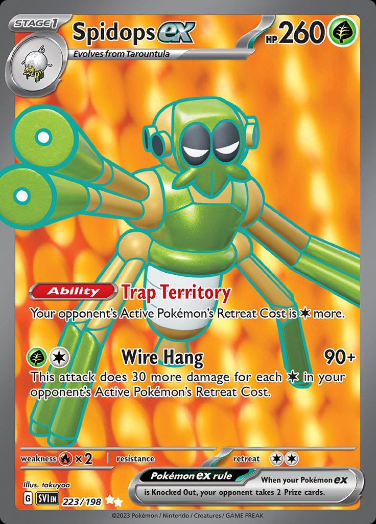 Spidops ex #223 Prices | Pokemon Scarlet & Violet | Pokemon Cards