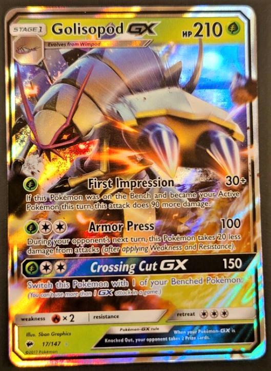 Golisopod GX #17 Prices | Pokemon Burning Shadows | Pokemon Cards