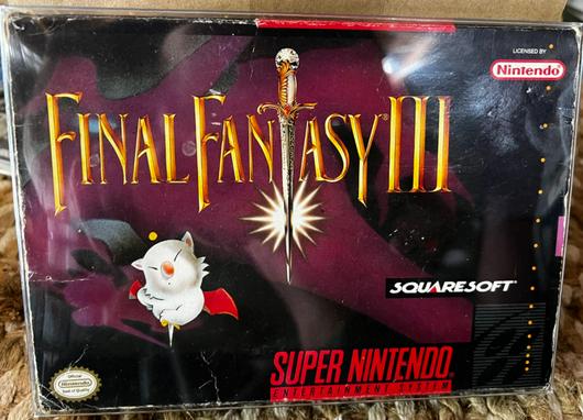 Final Fantasy III | Item, Box, and Manual | Super Nintendo