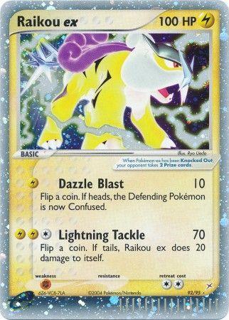 Raikou EX #92 Prices | Pokemon Team Magma & Team Aqua | Pokemon Cards