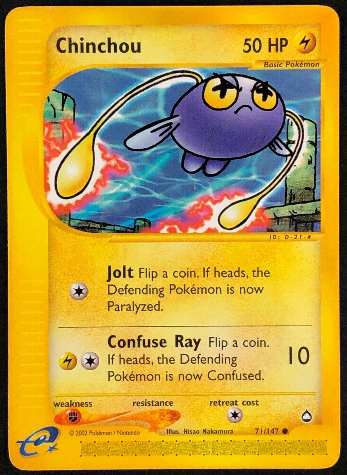 Chinchou #71 Prices | Pokemon Aquapolis | Pokemon Cards