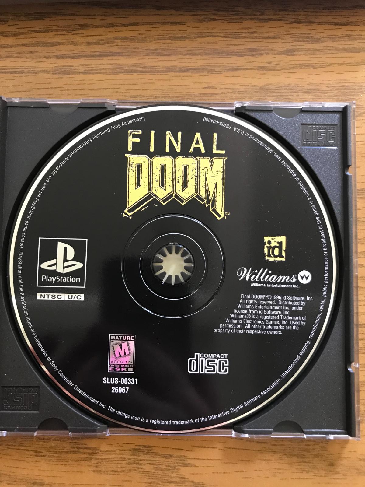 Final Doom | Item only | Playstation