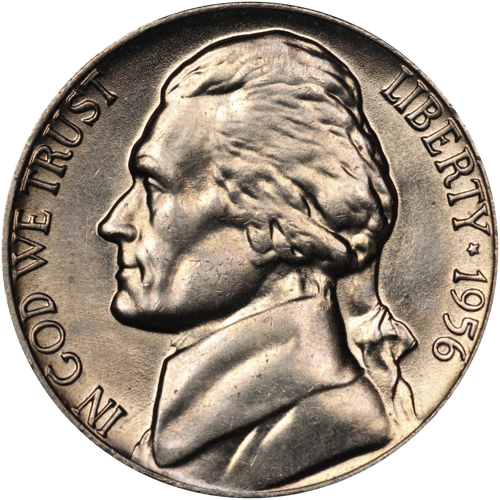 1956 [PROOF] Jefferson Nickel Prices | Ungraded, NGC, PCGS Values