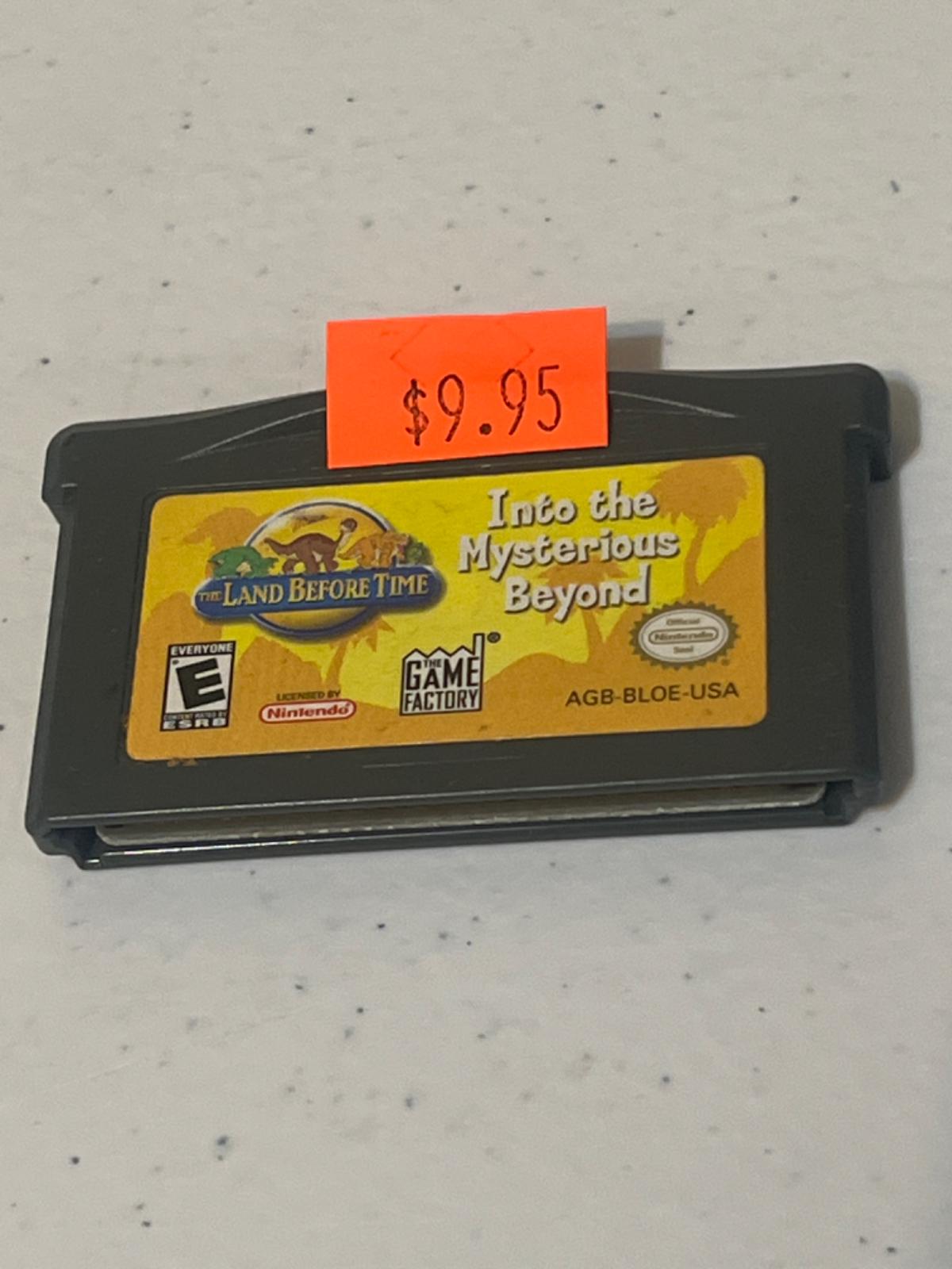 Land Before Time Into the Mysterious Beyond | Item only | GameBoy Advance