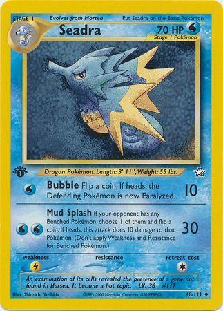 Seadra [1st Edition] #48 Prices | Pokemon Neo Genesis | Pokemon Cards