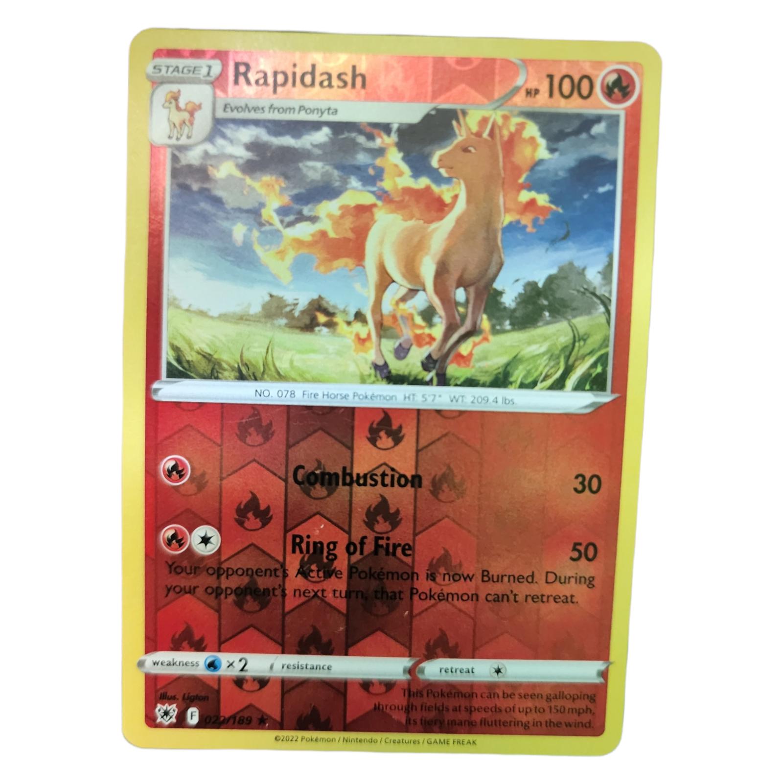 Rapidash [Reverse Holo] #22 Prices | Pokemon Astral Radiance | Pokemon Cards