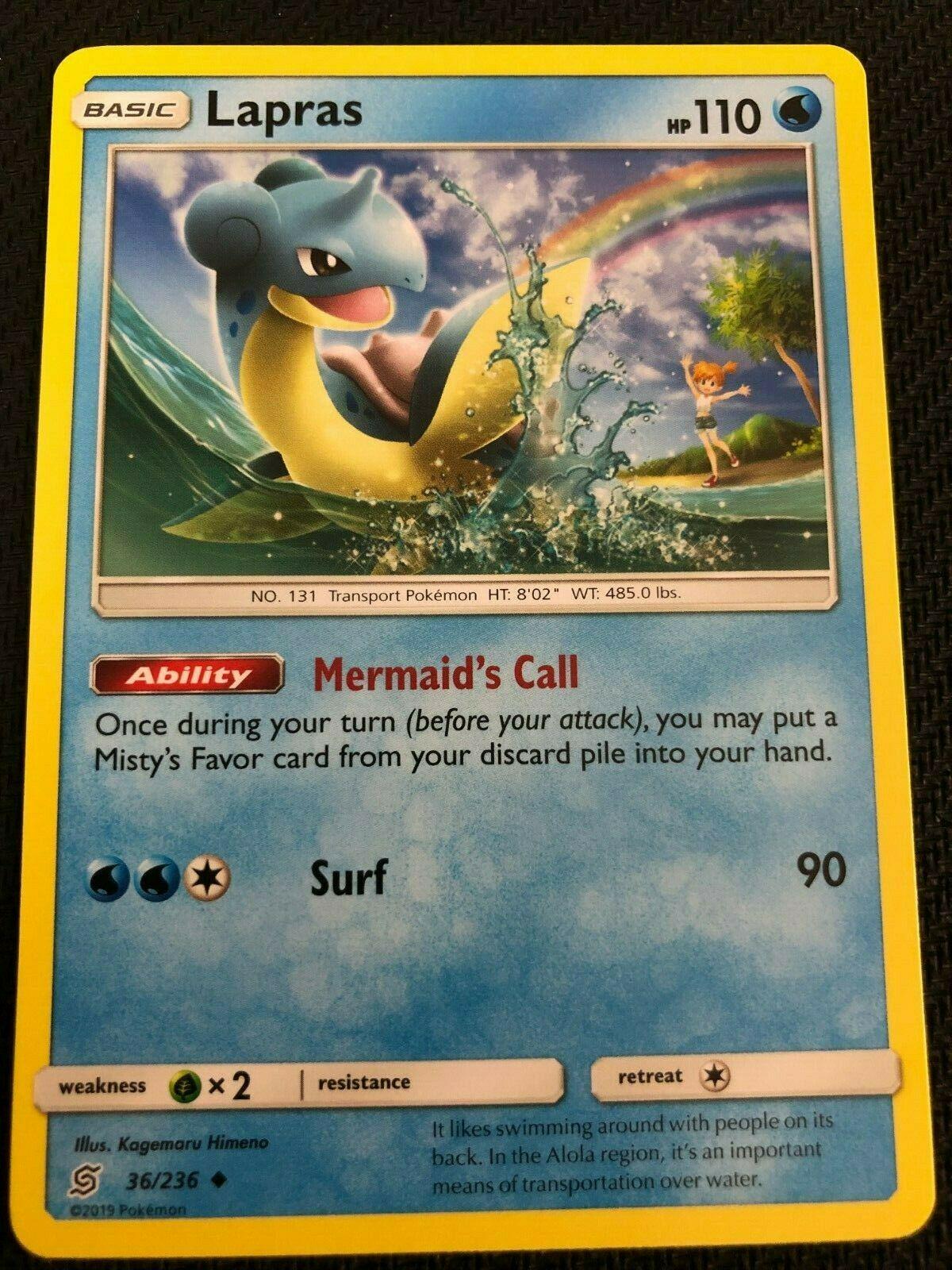 Lapras #36 Prices | Pokemon Unified Minds | Pokemon Cards