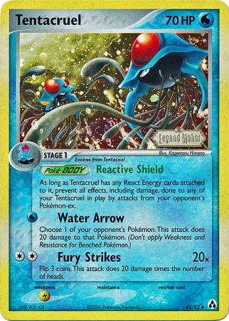 Tentacruel [Reverse Holo] #45 Prices | Pokemon Legend Maker | Pokemon Cards
