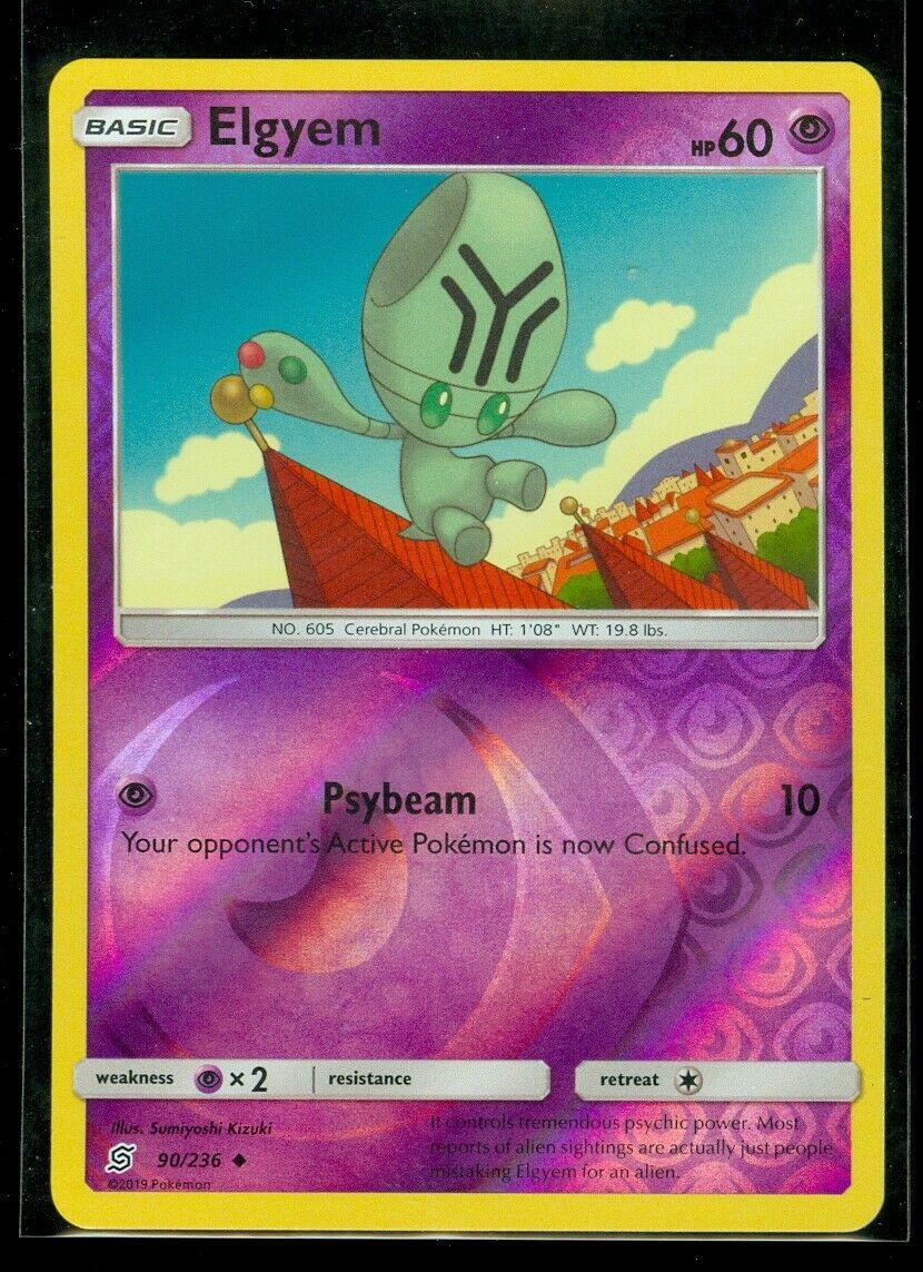 Elgyem [Reverse Holo] #90 Prices | Pokemon Unified Minds | Pokemon Cards