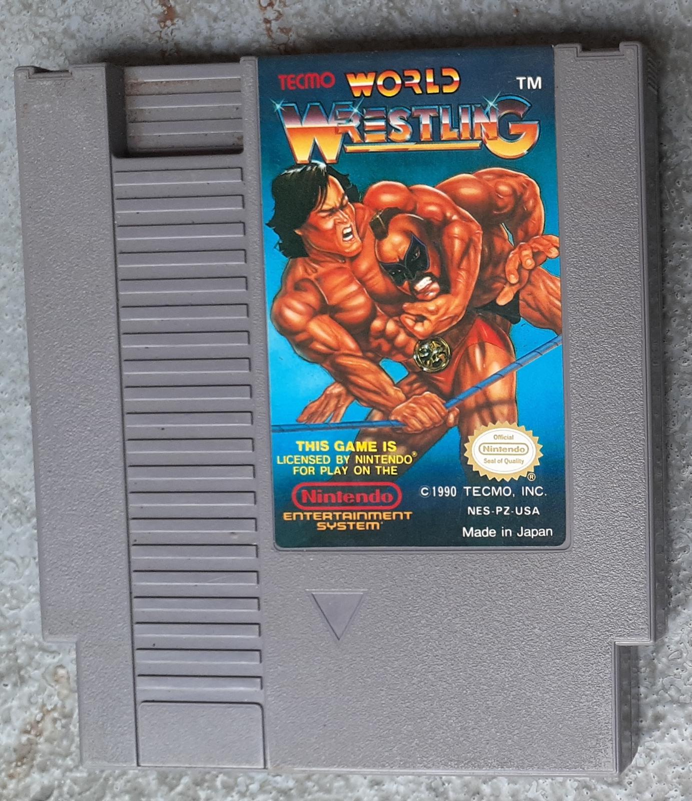 Tecmo World Wrestling | Item only | NES