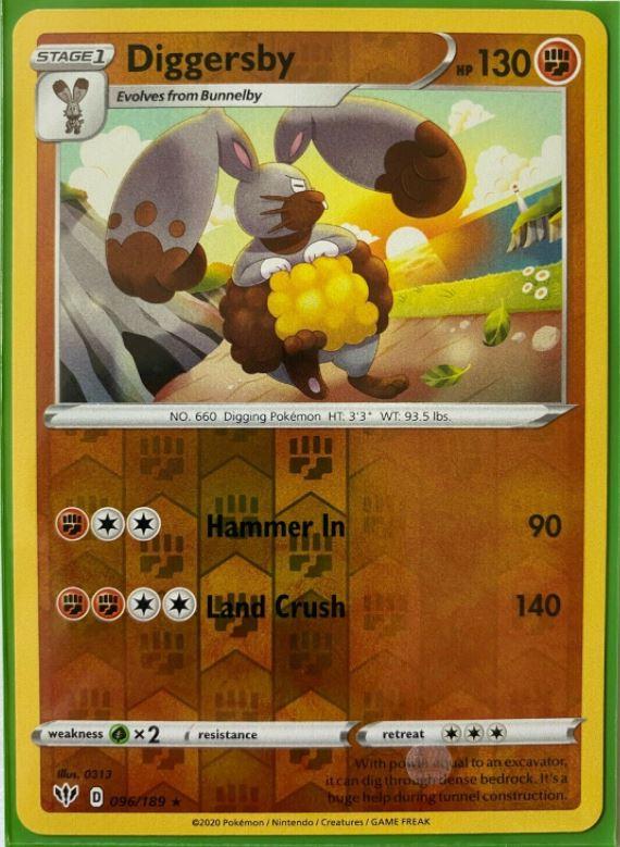 Diggersby [Reverse Holo] #96 Prices | Pokemon Darkness Ablaze | Pokemon ...