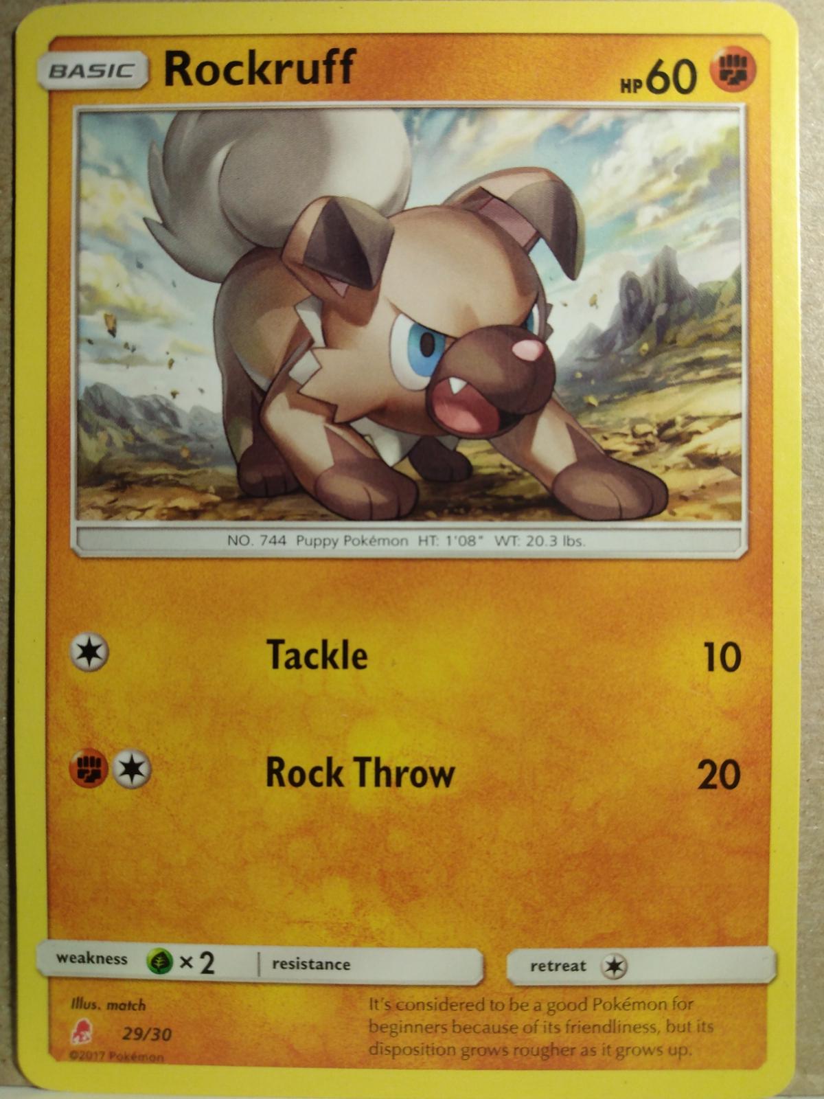 Rockruff #29 Prices | Pokemon Lycanroc & Alolan Raichu | Pokemon Cards