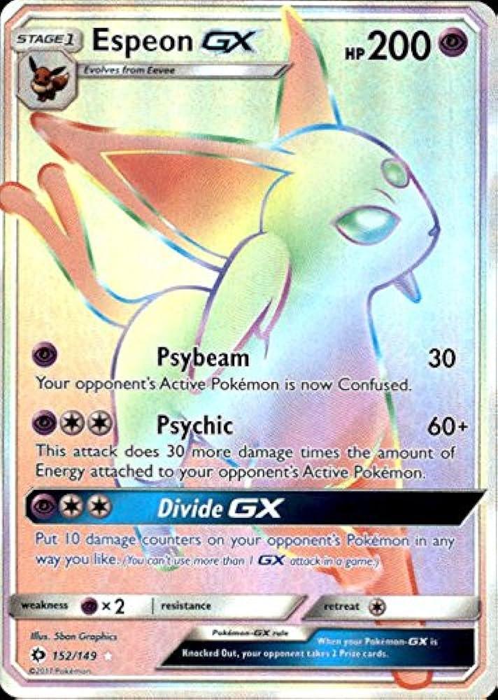 Espeon GX #152 Prices | Pokemon Sun & Moon | Pokemon Cards