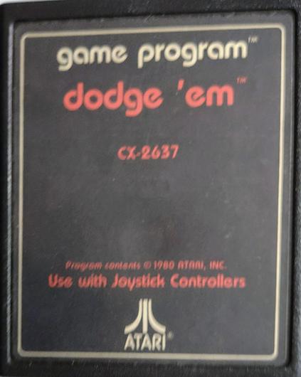 Dodge 'Em | Item and Manual only | Atari 2600