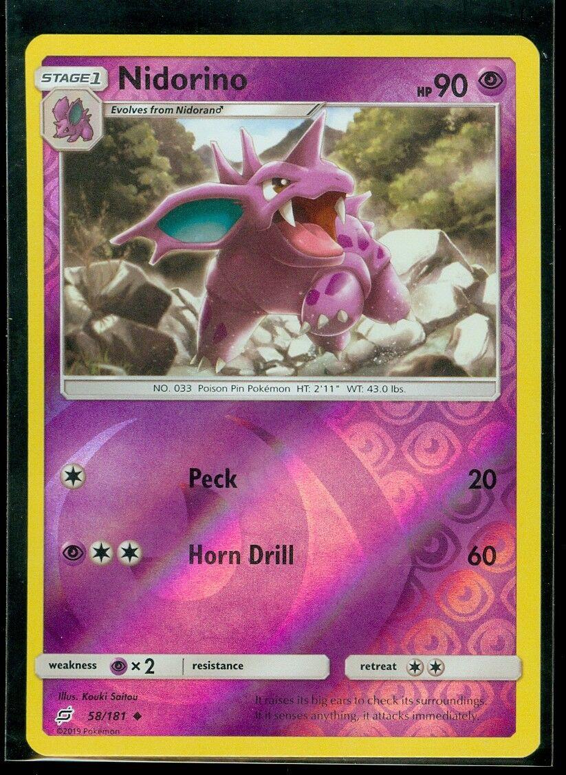 Nidorino [Reverse Holo] #58 Prices | Pokemon Team Up | Pokemon Cards