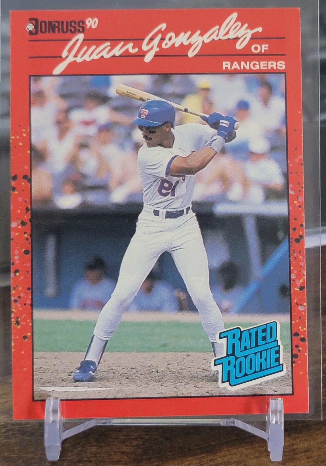 Juan Gonzalez [Reverse Negative] | Ungraded | 1990 Donruss