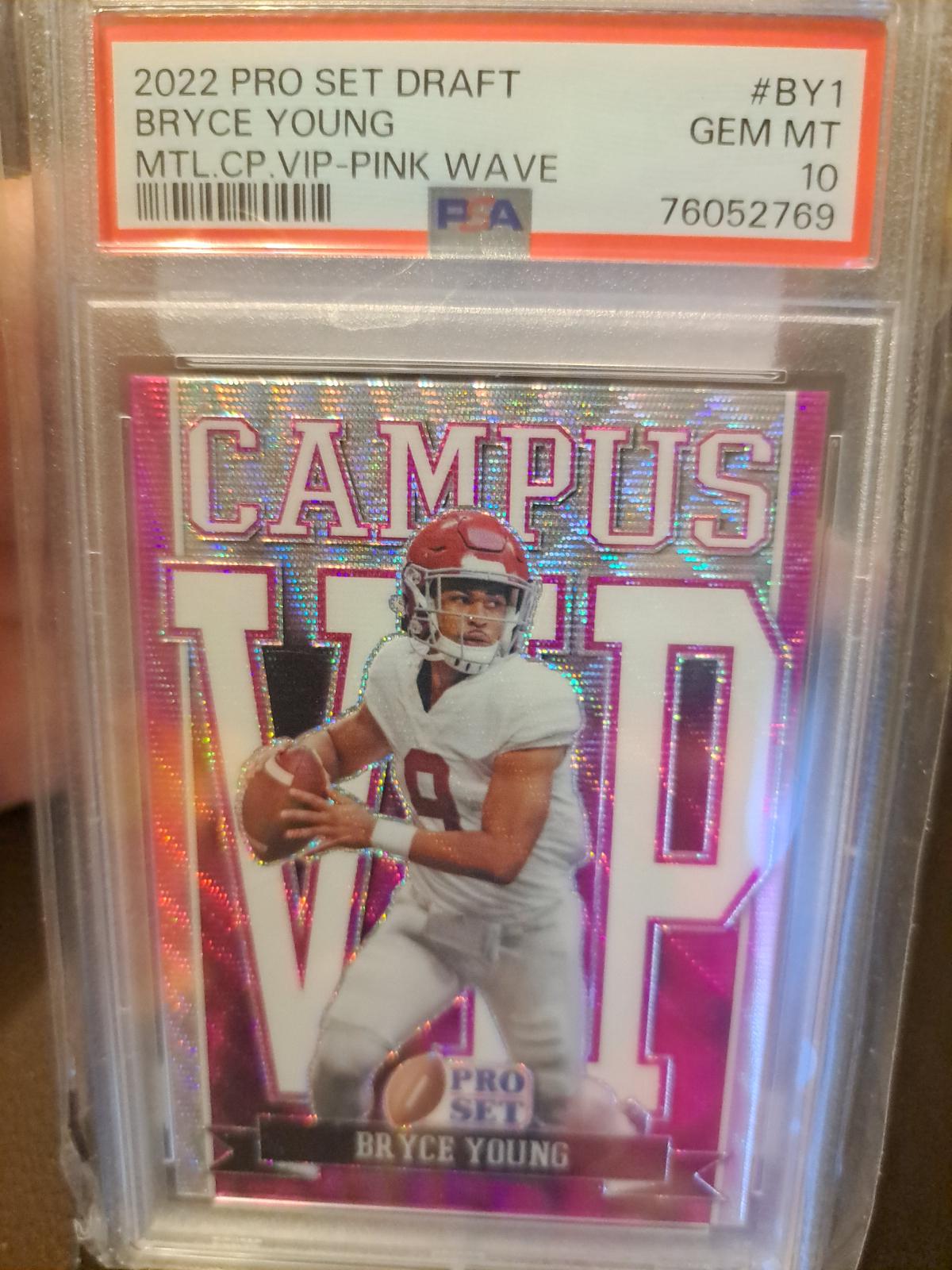 Bryce Young [Wave Pink] | Graded 10 | 2022 Pro Set Metal
