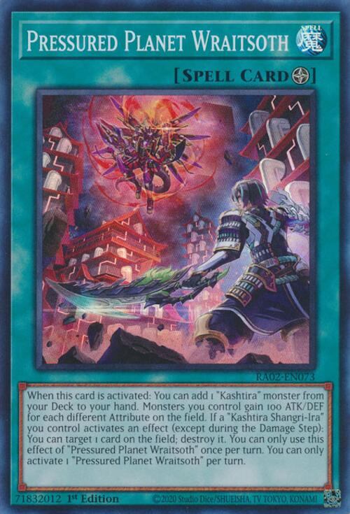 Pressured Planet Wraitsoth [Super Rare] RA02-EN073 Prices | YuGiOh 25th ...