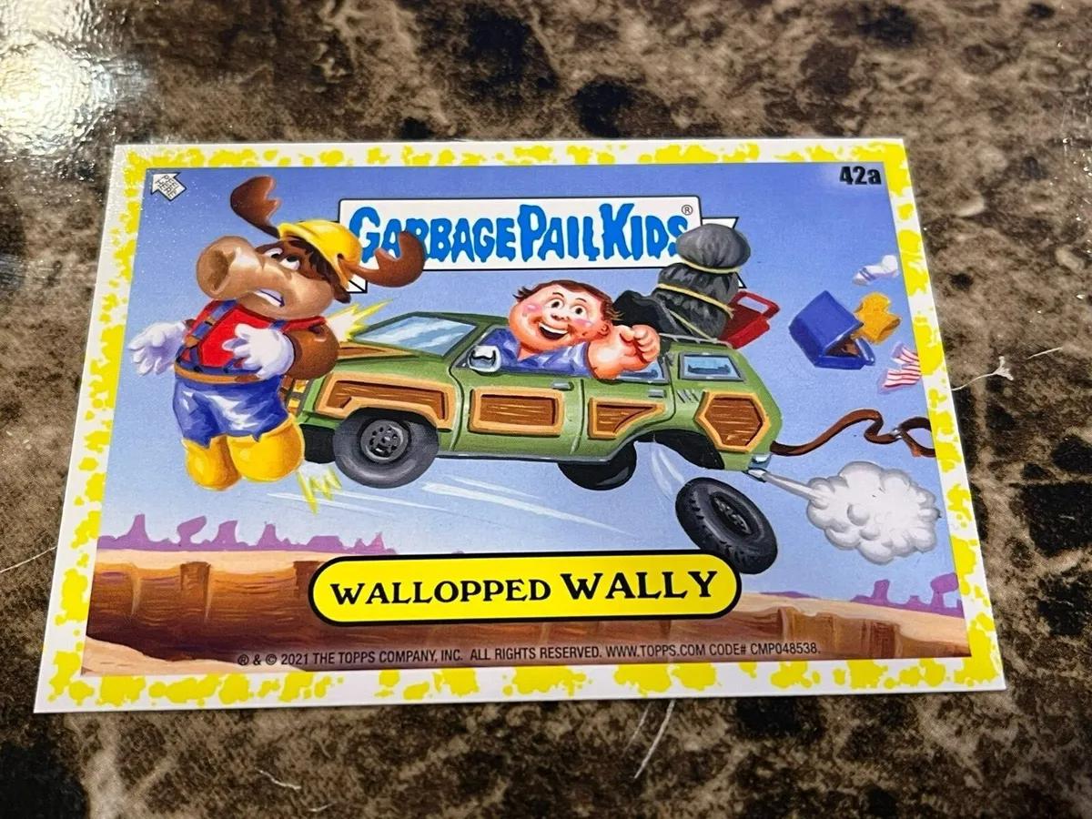 Wallopped WALLY [Yellow] #42a Prices | Garbage Pail Kids Go on Vacation ...