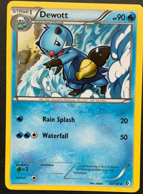 Dewott #40 Prices | Pokemon Boundaries Crossed | Pokemon Cards