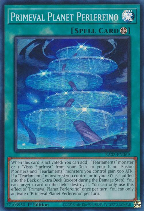 Preços de Primeval Planet Perlereino [Super Rare] RA02-EN069 | YuGiOh ...