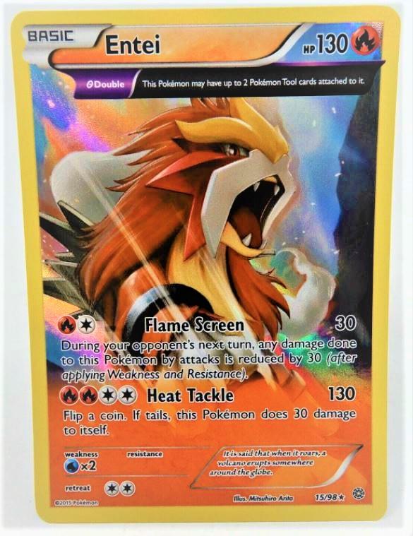 Entei #15 Prices | Pokemon Ancient Origins | Pokemon Cards