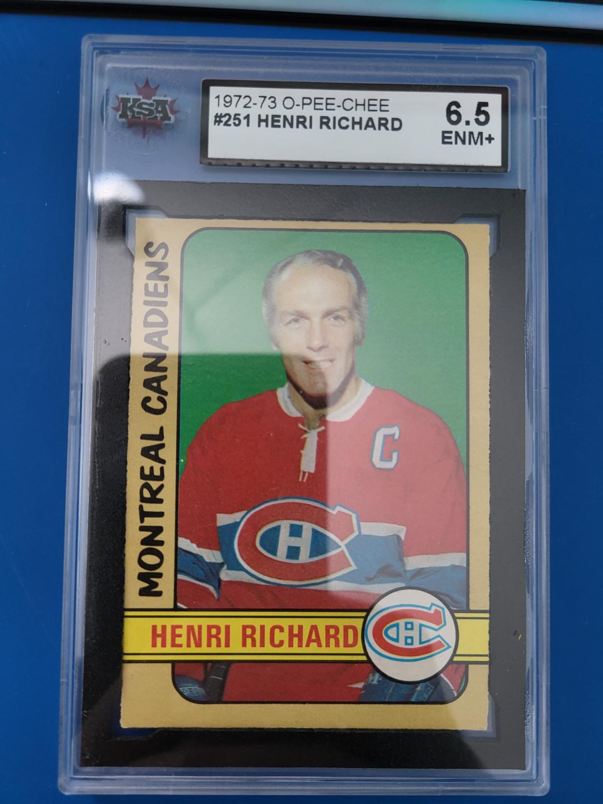 Henri Richard | Graded 6 | 1972 O-Pee-Chee