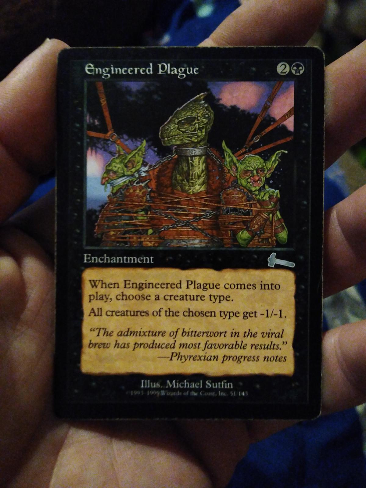 Engineered Plague | Ungraded | Magic Urzas Legacy
