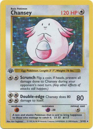 Chansey [1st Edition] #3 Prices | Pokemon Base Set | Pokemon Cards