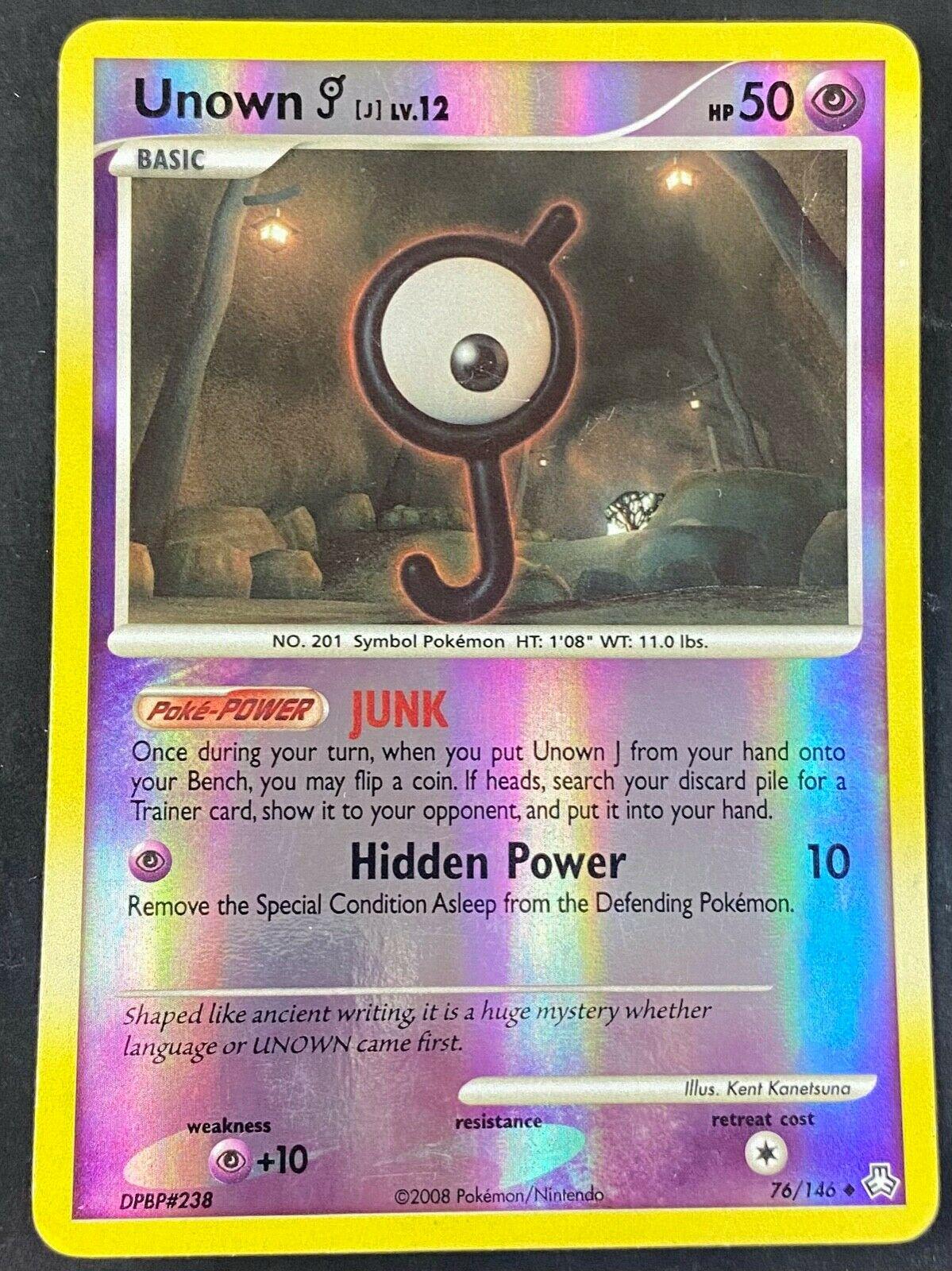 Unown J [Reverse Holo] #76 Prices | Pokemon Legends Awakened | Pokemon ...