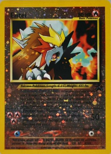 Entei [Reverse Holo] | Graded 8 | Pokemon Promo