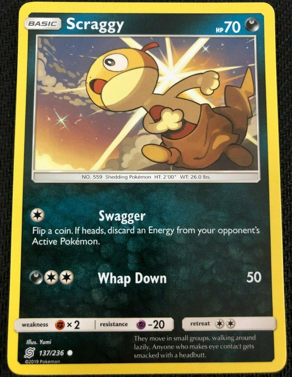 Scraggy #137 Prices | Pokemon Unified Minds | Pokemon Cards