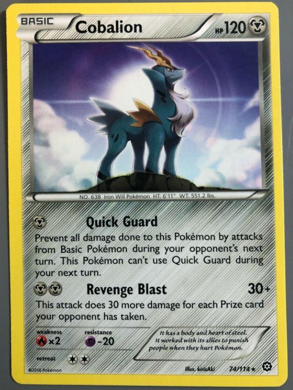 Cobalion 74 Prices Pokemon Steam Siege Pokemon Cards