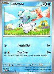 Cubchoo #53 Prices | Pokemon Obsidian Flames | Pokemon Cards