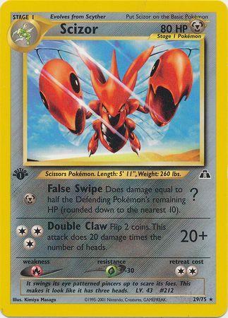 Scizor [1st Edition] #29 Prices | Pokemon Neo Discovery | Pokemon Cards