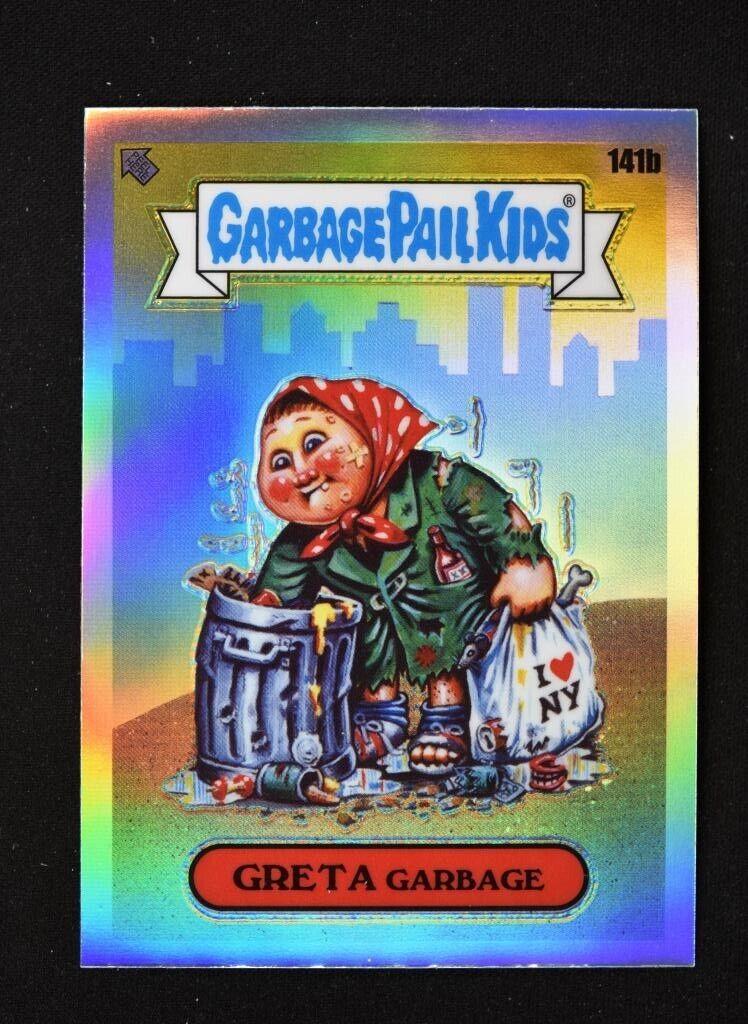 GRETA GARBAGE [Refractor] #141b Prices | 2021 Garbage Pail Kids Chrome ...