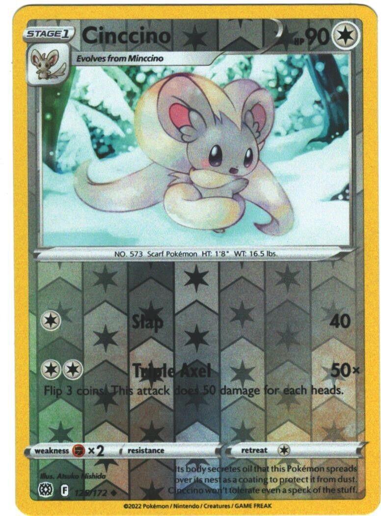 Cinccino [Reverse Holo] #125 Prices | Pokemon Brilliant Stars | Pokemon Cards