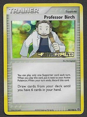 Professor Birch [Reverse Holo] #82 Prices | Pokemon Emerald | Pokemon Cards