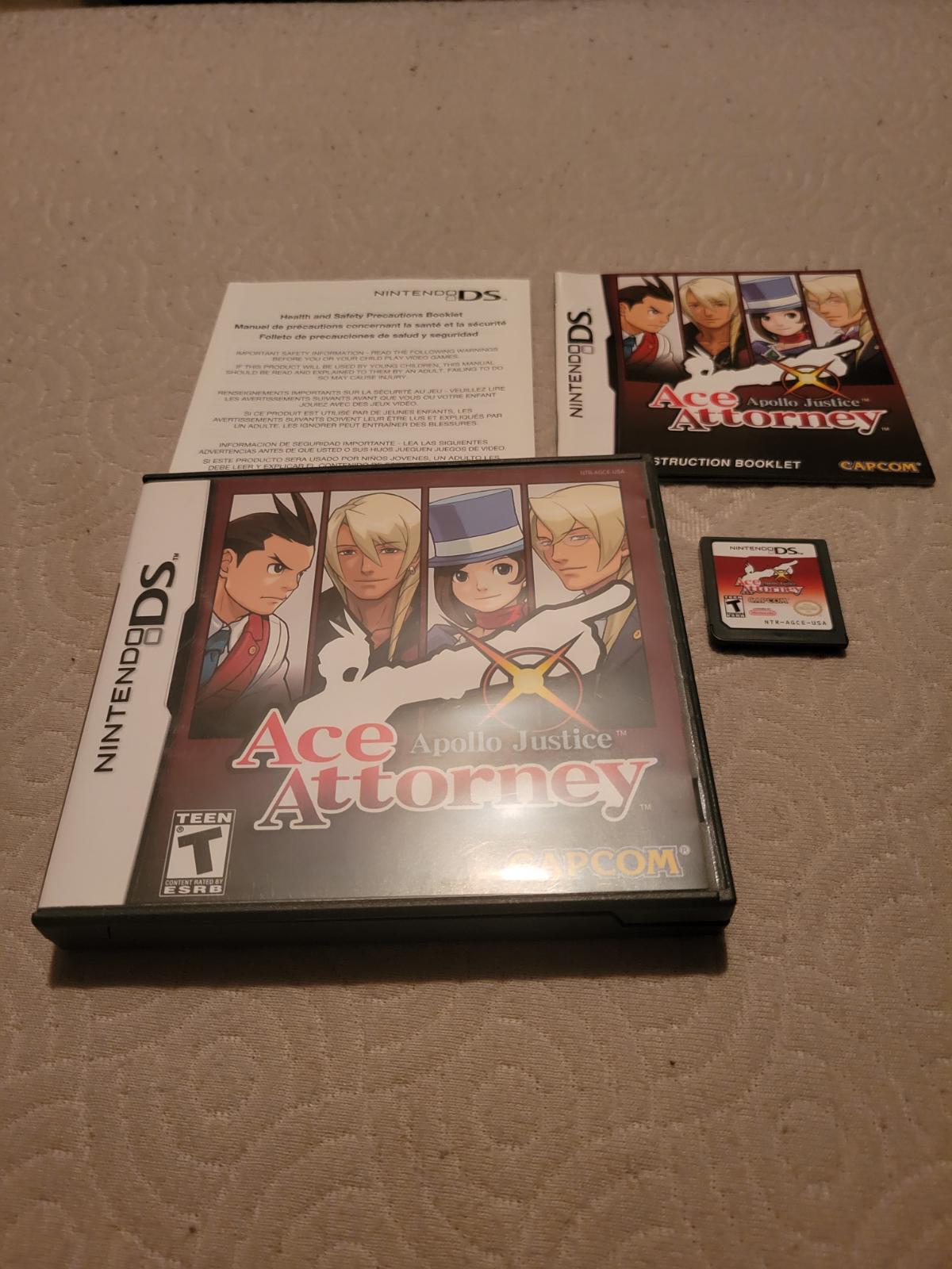 Ace Attorney Apollo Justice | Item, Box, and Manual | Nintendo DS