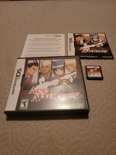 Ace Attorney Apollo Justice | Item, Box, and Manual | Nintendo DS